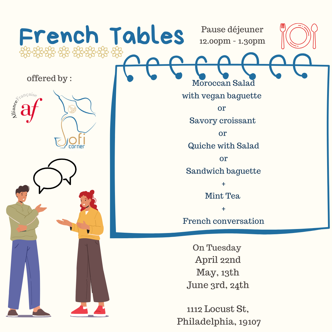 Alliance Française de Philadelphie - French Tables